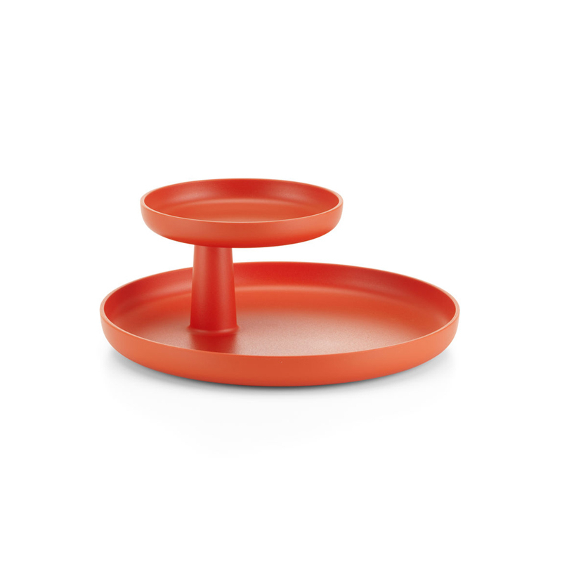 Plateau, plat Plateau pivotant ROTARY TRAY Rouge coquelicot VITRA | SILVERA